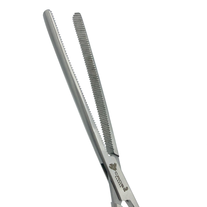 Doyen Intestinal Forceps, 7" (18cm), Straight, Diagonal Serrations